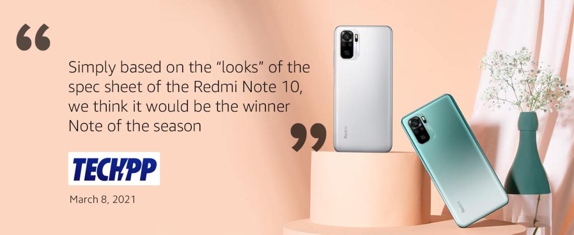 Redmi Note 10 Mobile Phone 4GB RAM, 128GB Aqua Green