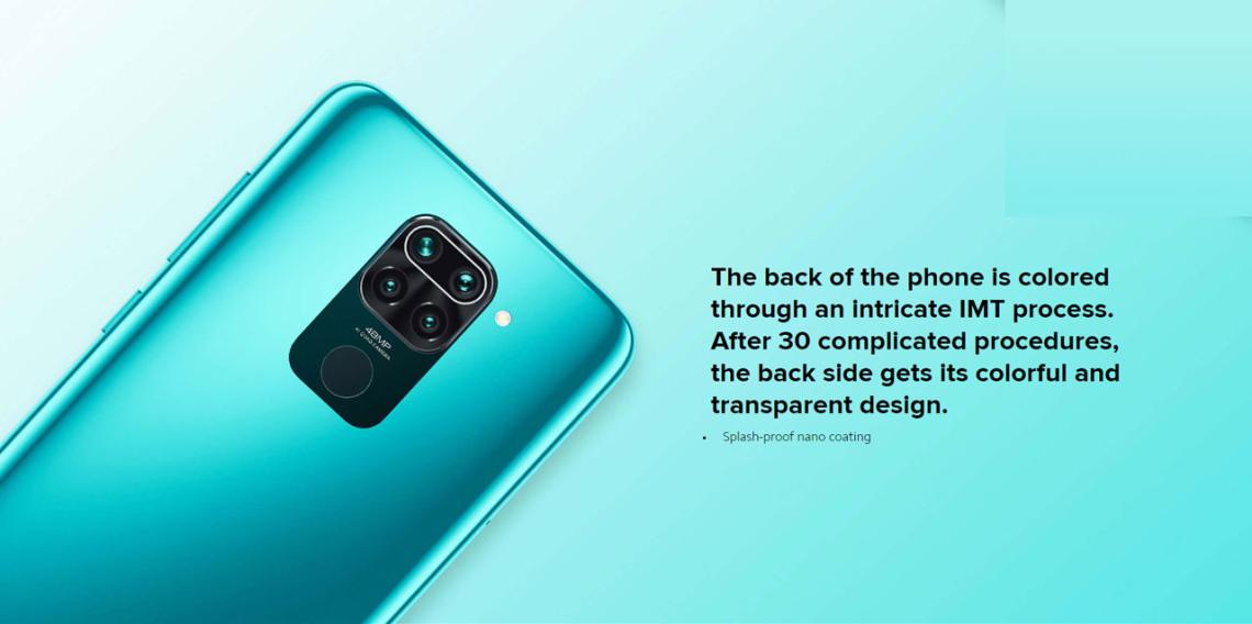 Xiaomi Redmi Note 9 ( 4GB RAM, 128GB Storage) Polar White Mobile Phone